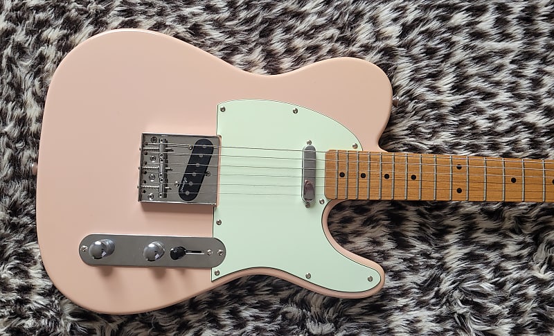 Harley Benton VT series tele 2021 - Shell pink poly | Reverb UK