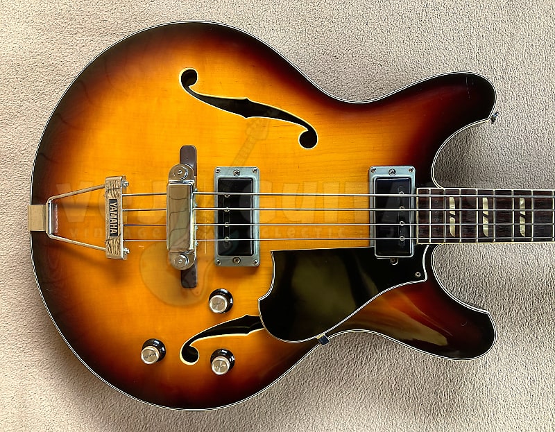 YAMAHA SA-70 SEMI-ACOUSTIC BASS 1960/70s w/OHSC | Reverb France