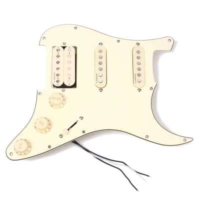 Fully Loaded HSS Stratocaster prewired pickguard - with | Reverb