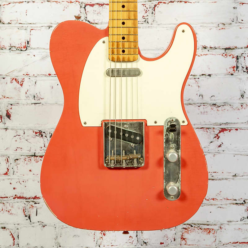 Eric Daw - Electric Guitar - Pin-Up T Style - Fiesta Red | Reverb