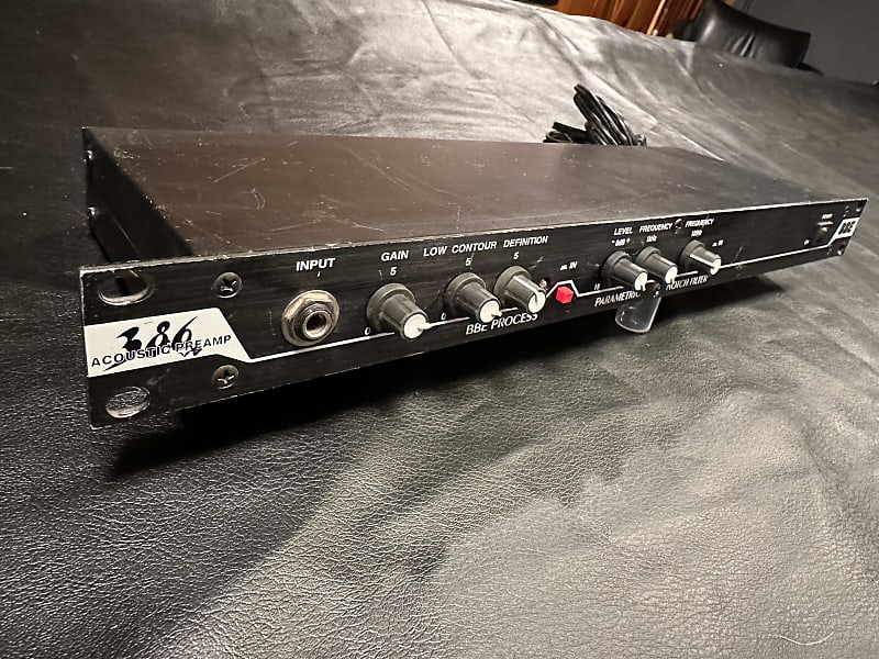 BBE 386 Acoustic Guitar Preamp 1990s | Reverb