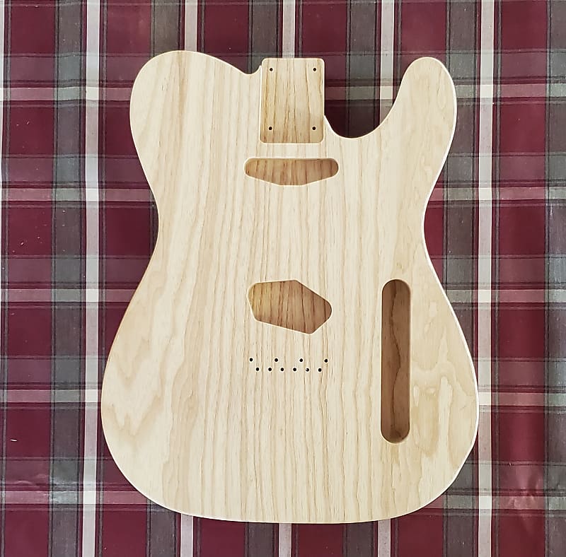 Woodtech Routing 2 pc Swamp Ash Telecaster Body - Unfinished | Reverb