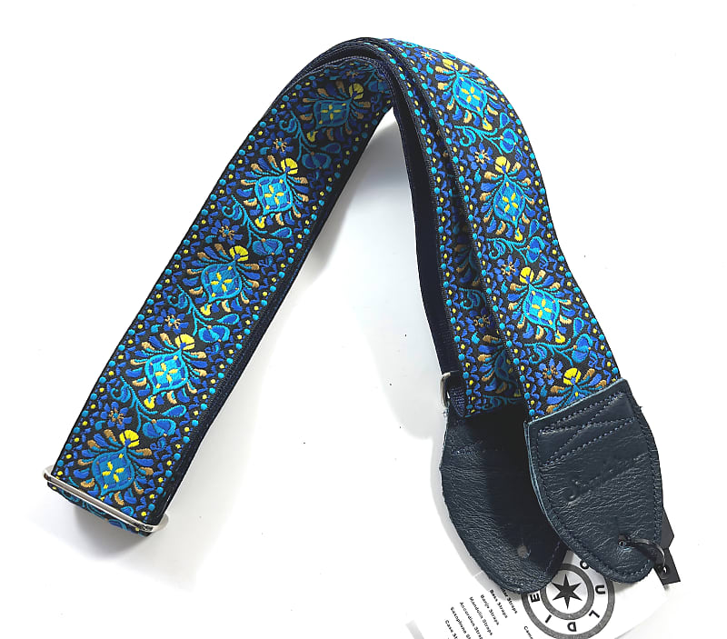 Souldier Guitar Strap (soldier) Hendrix Blue Handmade - | Reverb