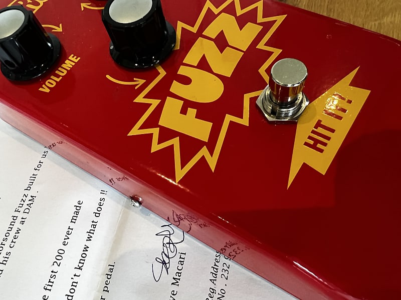 Colorsound Fuzz - Fourth Run (1 of 200) 2021 Red | Reverb