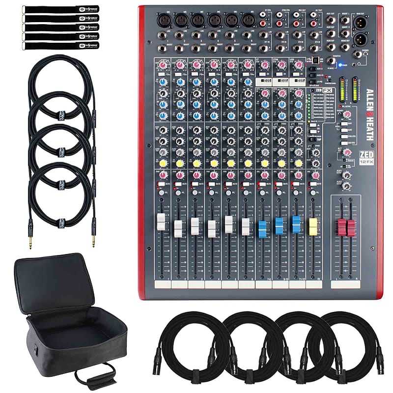 Allen & Heath ZED-12FX Multipurpose FX PA Live Mixer w Built | Reverb