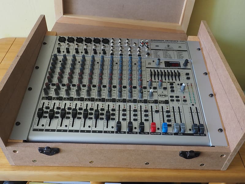 Behringer Eurorack UB1832 FX Pro Mixer + Homemade | Reverb UK