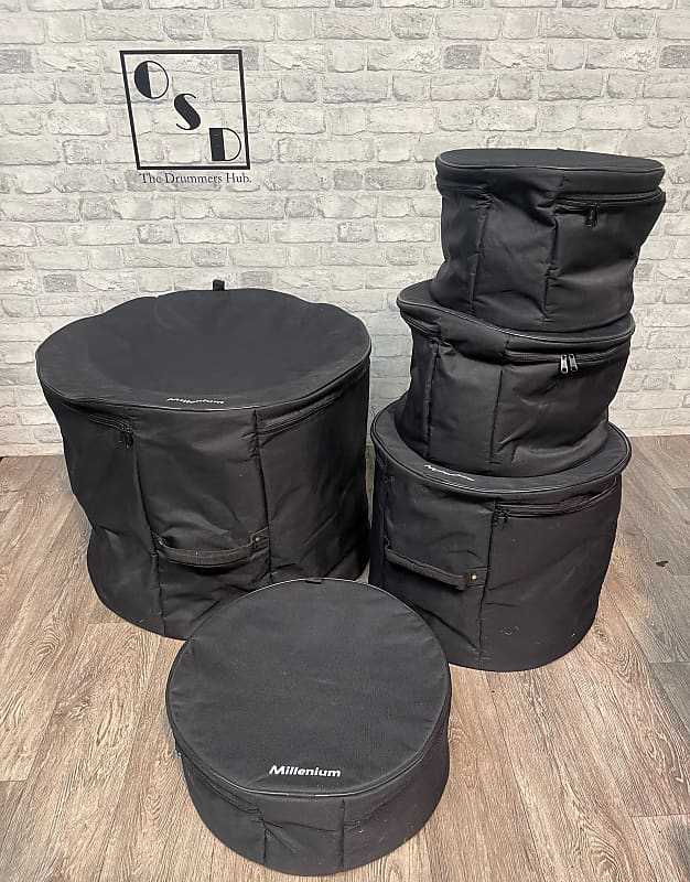 Millenium Soft Drum Case Set x5 / Bag / Accessory / | Reverb UK