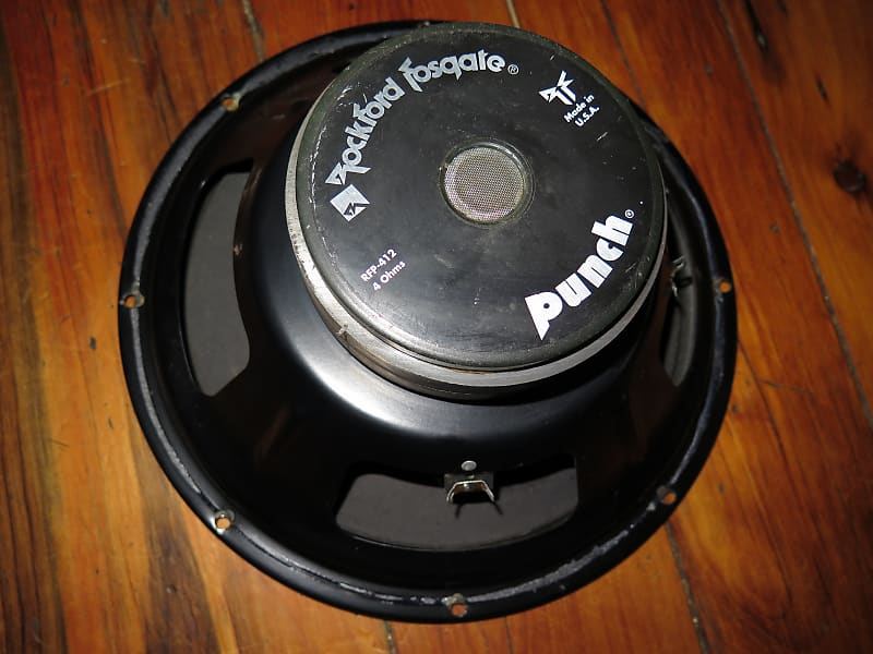 1990 collectible usa vintage Rockford Fosgate PUNCH 12" | Reverb