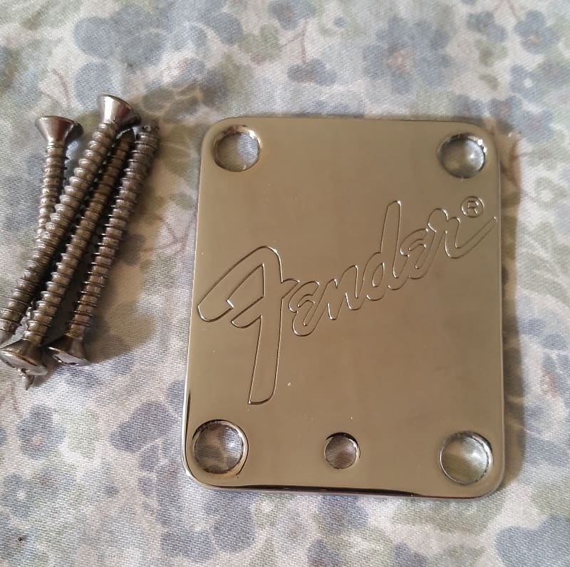 Strat Plus 1987/90 Chrome Neck Plate, Micro-Tilt, Excellent, | Reverb