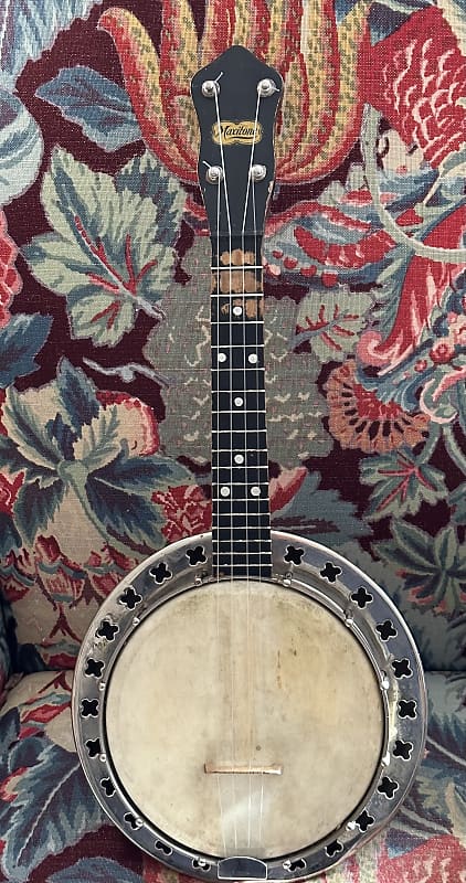 Maxitone Concert Banjo Ukulele Banjolele with resonator 1930 | Reverb