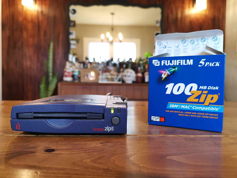 Iomega SCSI Zip Drive (with Zip Disks) - For samplers (MPC, | Reverb