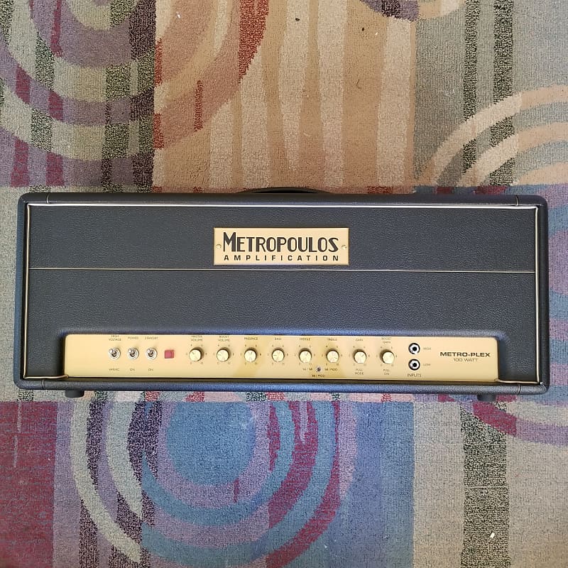 Metropoulos Metroplex 100 Watt Amplifier Head 2018 Black/Gold | Reverb