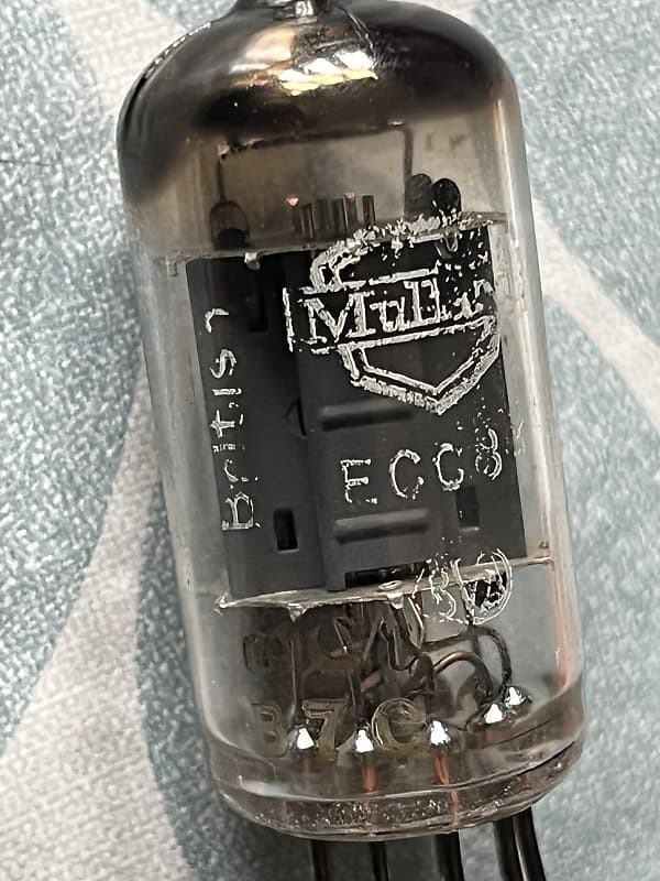 Rare Vintage 1957 Mullard ECC83 12AX7, Square Getter, | Reverb