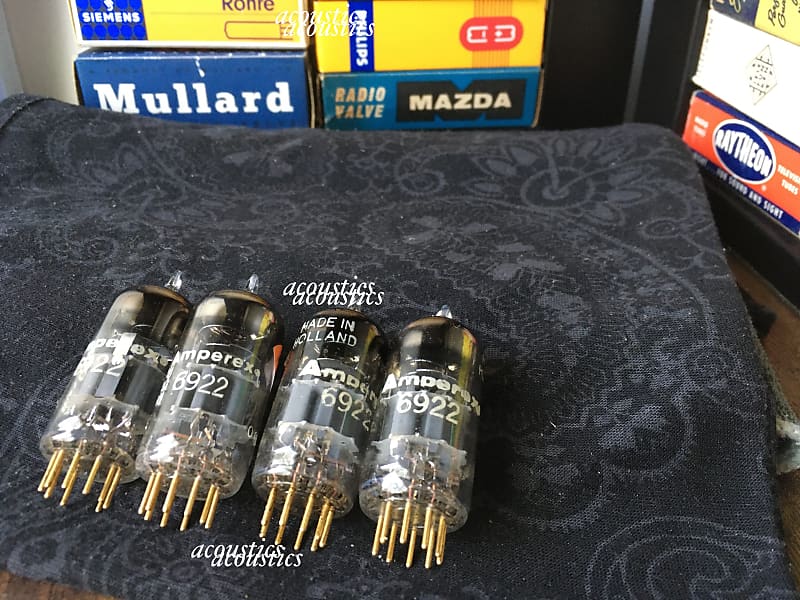 4 Old Production Mullard E88CC / 6922 | Reverb