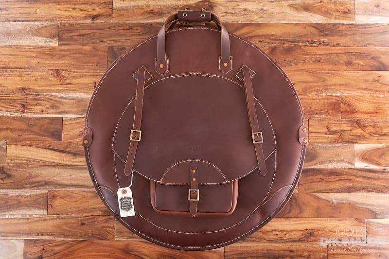 TACKLE 22" LEATHER CYMBAL BAG, BACK PACK | Reverb UK