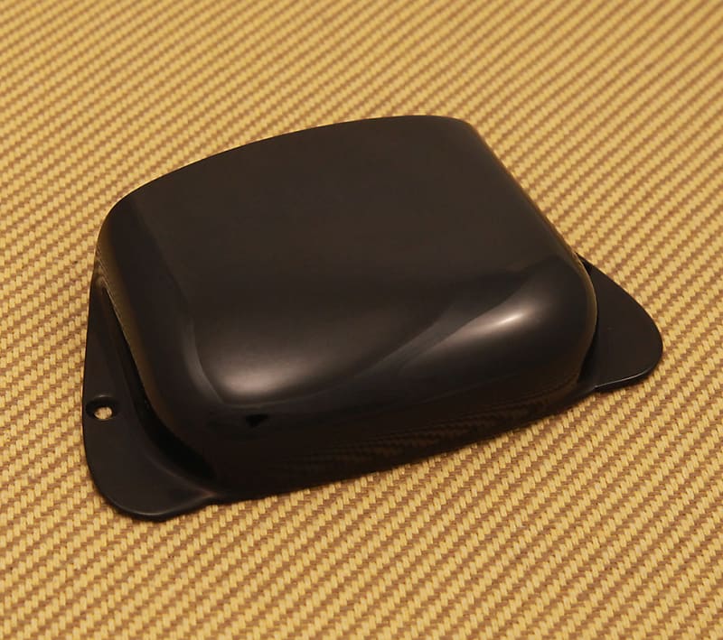 PBAC-B Custom Black Ashtray Bridge Cover for Vintage Fender | Reverb
