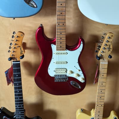 New Tagima TG-540 HSS Strat Metallic Red | Reverb