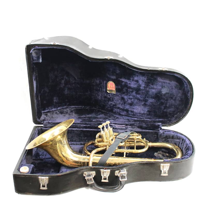 Vintage 1960 C.G. Conn 14C Director F-Eb Alto Horn w/ Case & | Reverb