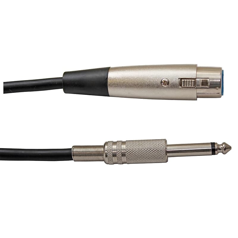 5 Pack 25Ft Xlr Female To 1/4" Mono Shielded Karaoke | Reverb