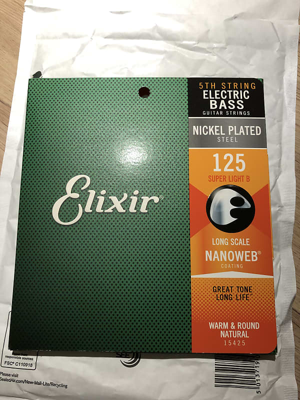 Elixir .125 string long scale | Reverb