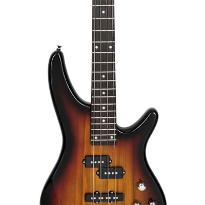 Glarry GIB Electric Bass Guitar Full Size 4 String Sunburst | Reverb