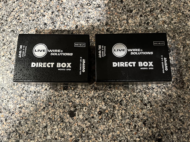 2 Livewire SPDI Passive Direct Boxes With Attenuation Pad | Reverb