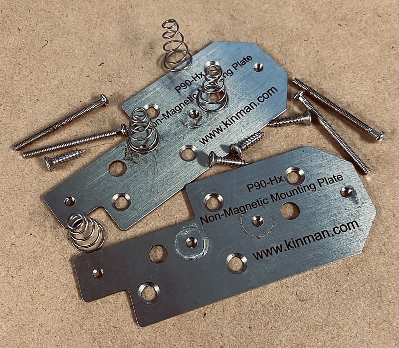 Kinman Non magnetic Mounting Plates | Reverb
