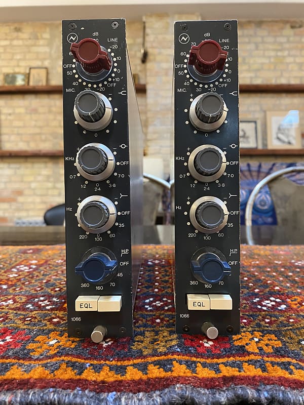 Neve 1066 Mic / Line Input Module with 3-Band EQ Pair 1970s - | Reverb