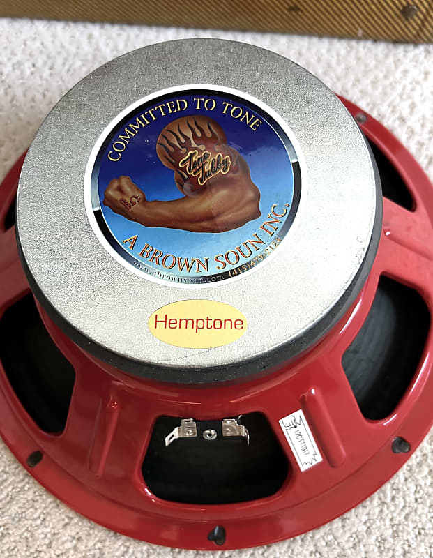 Tone Tubby 12 Hemptone 2019 Red 8 ohms | Reverb