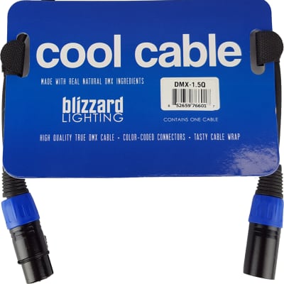Blizzard 5ft, 3Pin DMX Cable DMX-5Q | Reverb