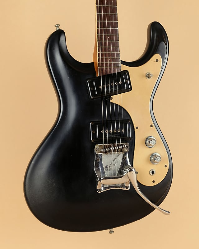 1979 Mosrite USA 'The Ventures' Black | Reverb UK