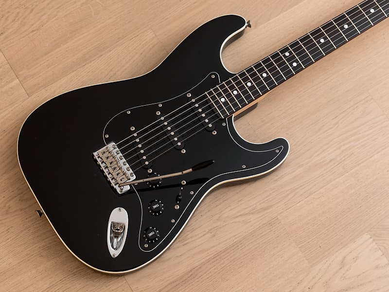 2017 Fender Aerodyne Stratocaster Electric Guitar Black, | Reverb