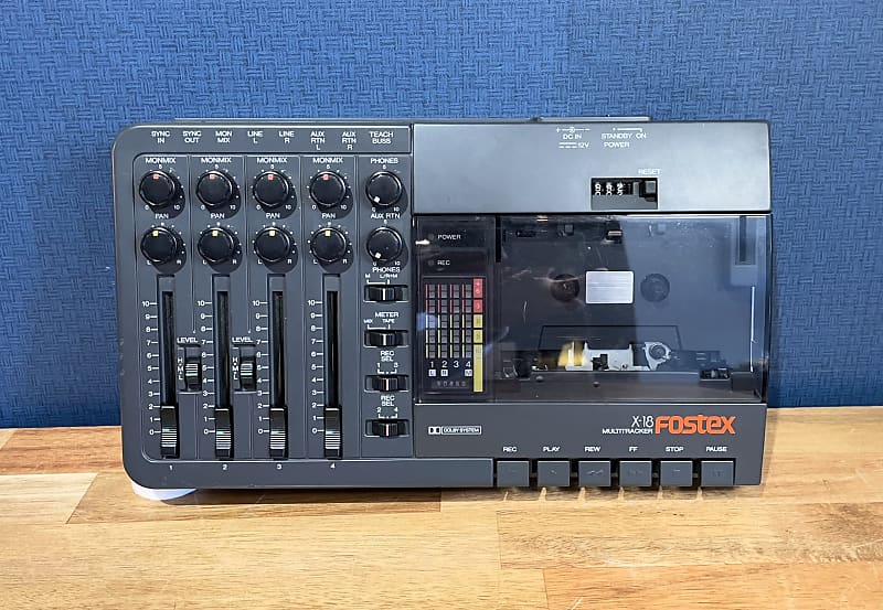 Fostex X-18 4-Track Multitrack Cassette Recorder | Reverb