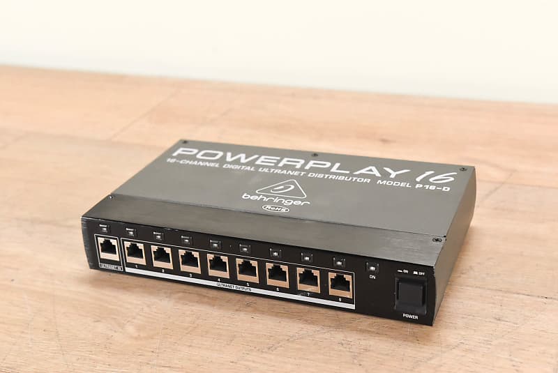 Behringer Powerplay P16-D 16-Channel Distribution Module | Reverb