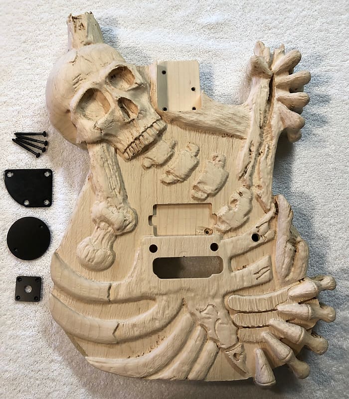 CWG Bones guitar body 2020 Unfinished for George Lynch fans | Reverb