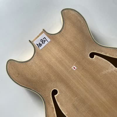 Unfinished DIY Project Custom Semi Hollow Guitar Body | Reverb
