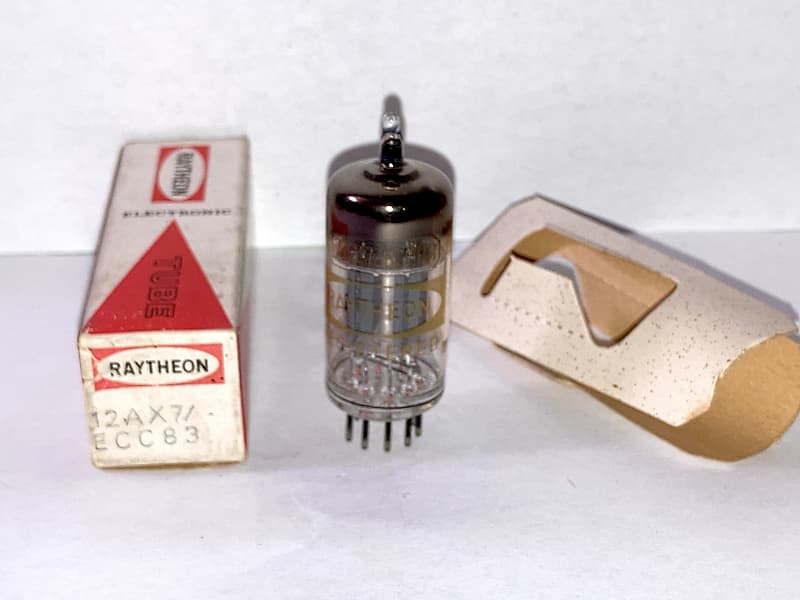 1960's Raytheon 12AX7 12AX7A ECC83 Tube, High Testing, | Reverb