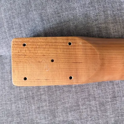 Custom baritone guitar neck - 30" - roasted flame maple | Reverb