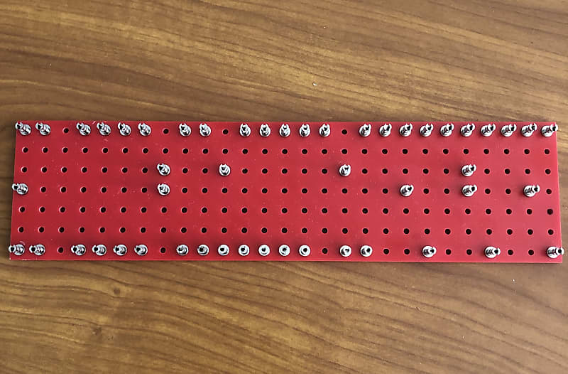 JTM45 Turret Board Red FR4 G10 with bifurcated turrets | Reverb