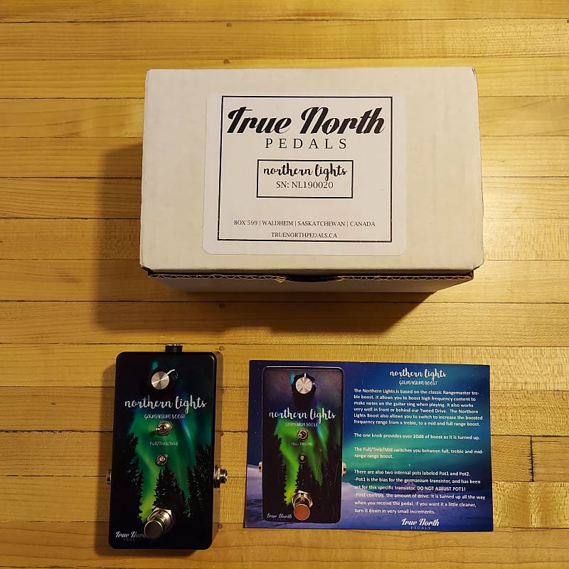 True North Pedals Northern Lights Dallas Rangemaster style | Reverb