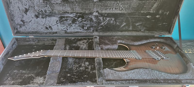 KxK Sii 7 Scale Multiscale 7 String 2016 Flame Maple | Reverb