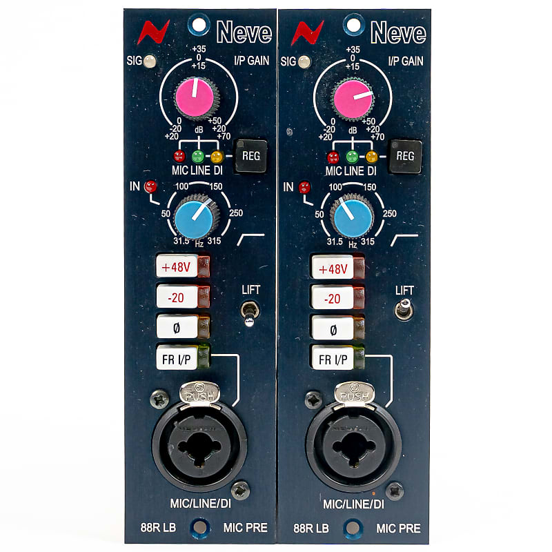 AMS Neve 88RLB 500-Series Microphone Preamp – Pair | Reverb