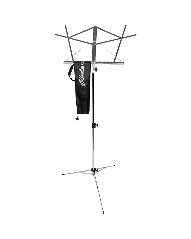 Hamilton KB900B Deluxe Folding Music Stand with Carry Bag | Reverb