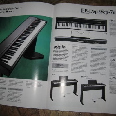 Roland Keyboard Catalog Vol. 2 Synthesizers and Keyboards | Reverb