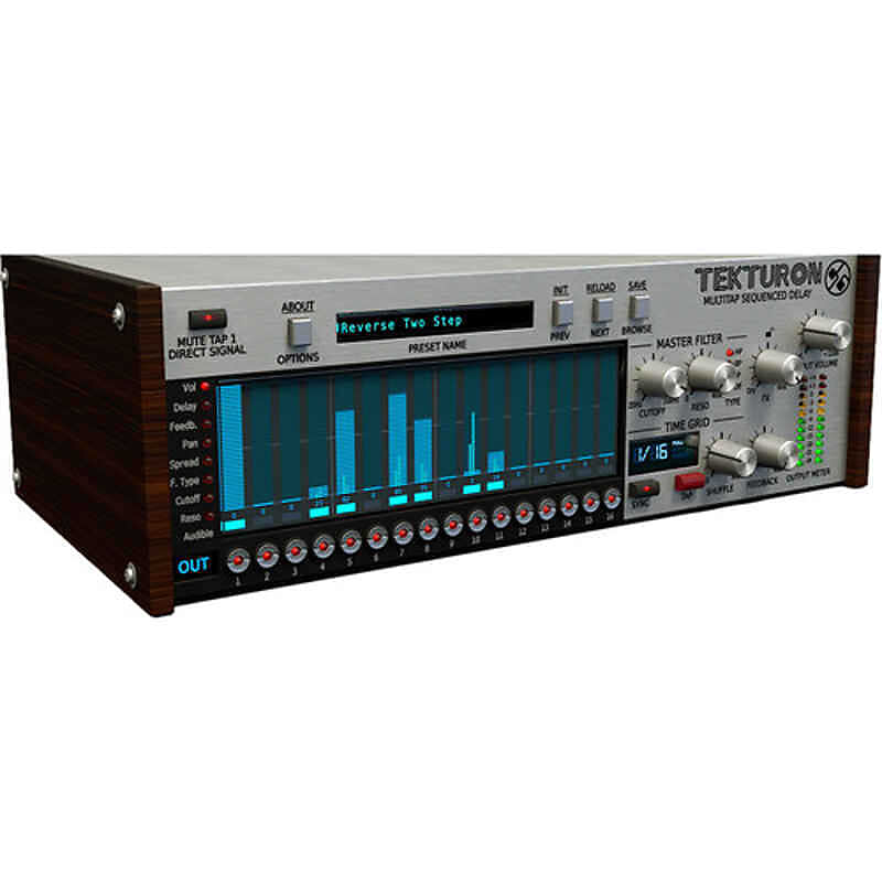 D16 Group Tekturon Multitap Sequenced Delay Plug-in Software | Reverb