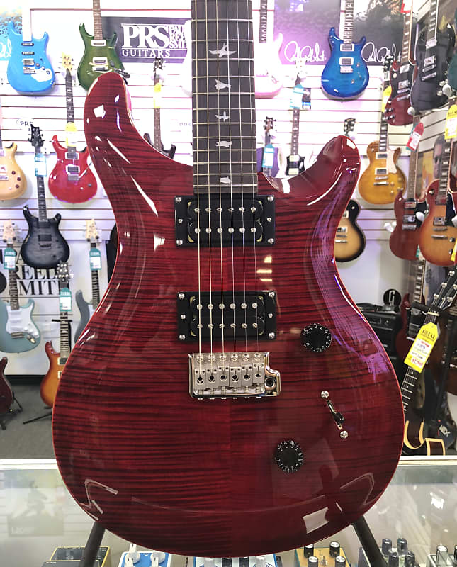 PRS SE Custom 24 Limited Edition Electric with Gigbag - Ruby | Reverb