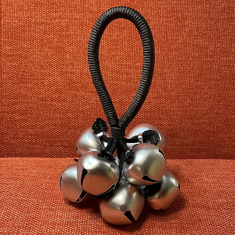 Upcycled Percussion - Sleigh Bell Hand Rattle - Medium Bells | Reverb