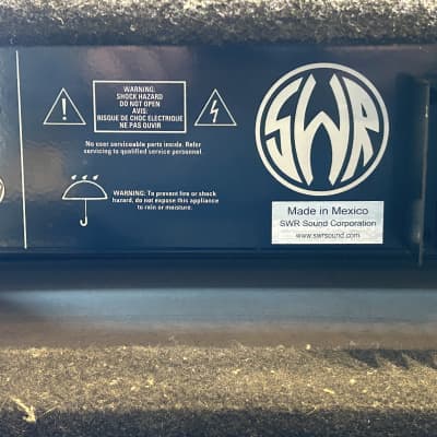 SWR Workingman's 2004 Bass Amplifier Head - Black | Reverb