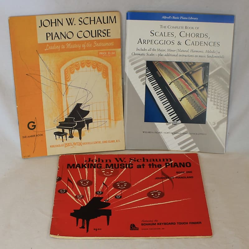 Lot of 3 Used Vintage Piano Books - Piano Essentials (Making | Reverb