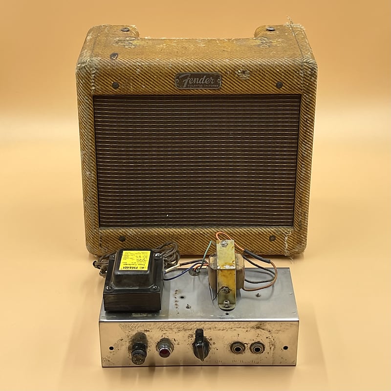 1955 Fender 5E1 Champ Amp Vintage Original Narrow | Reverb Australia